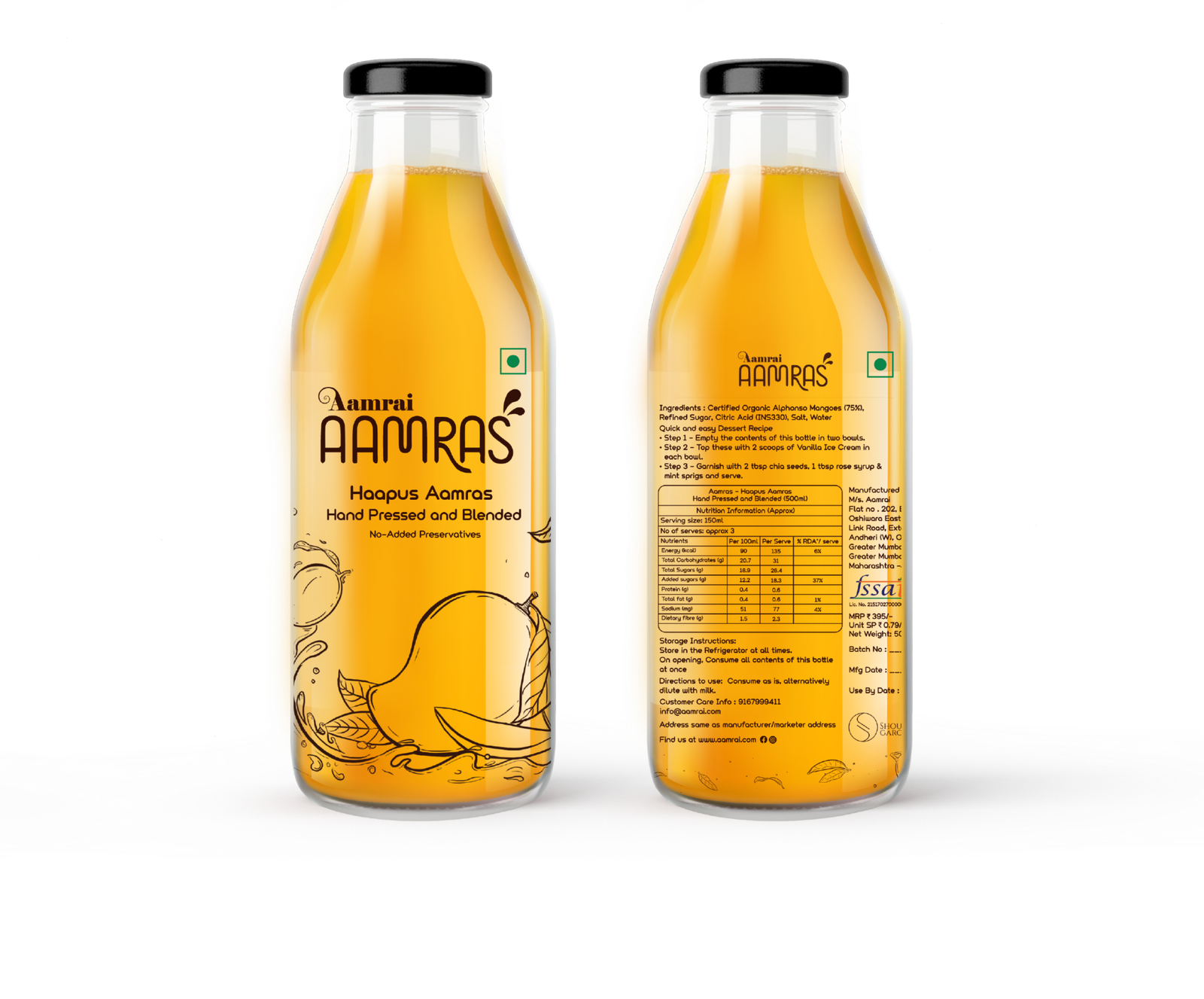 Aamrai Mango Aamras | Authentic & Organic